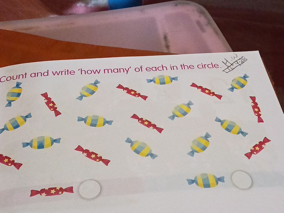 Count and write 'how many' of each in the | StudyX