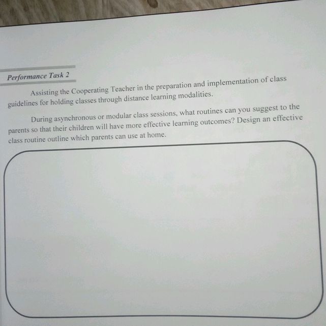 During asynchronous or modular class | StudyX