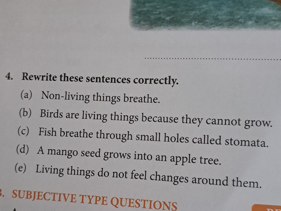 4. Rewrite these sentences correctly. (a) | StudyX