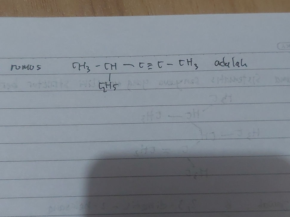 Rumus CH3-CH=C-CH3 | StudyX