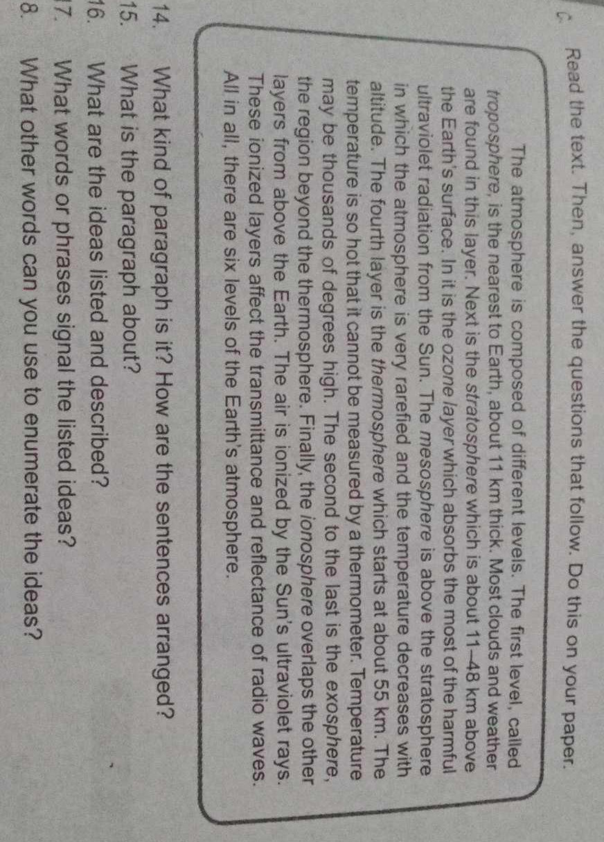 14. What kind of paragraph is it? How are | StudyX