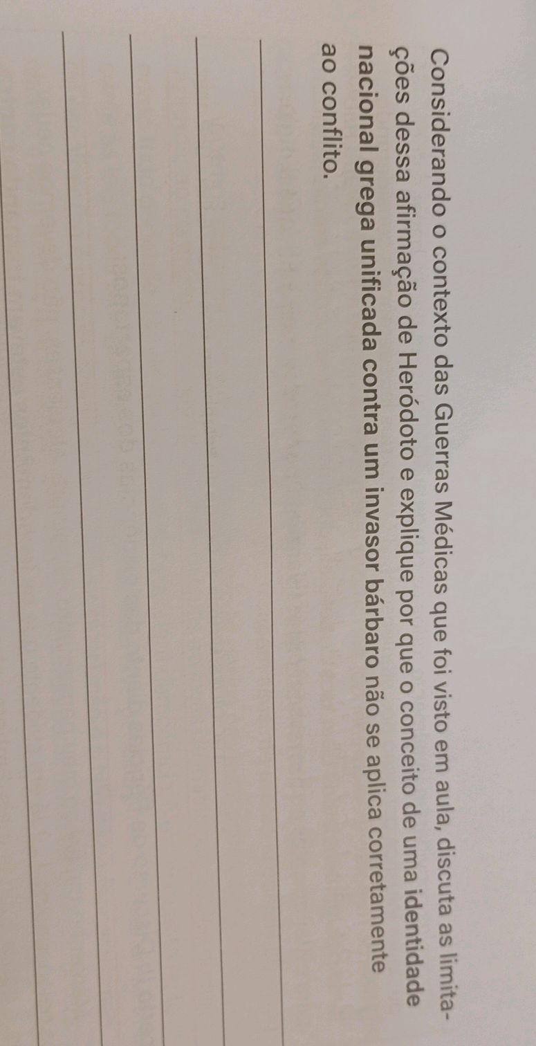 Considerando o contexto das Guerras Médicas | StudyX