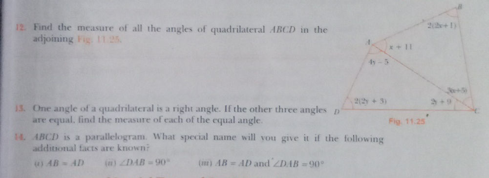 12. Find the measure of all the angles of | StudyX