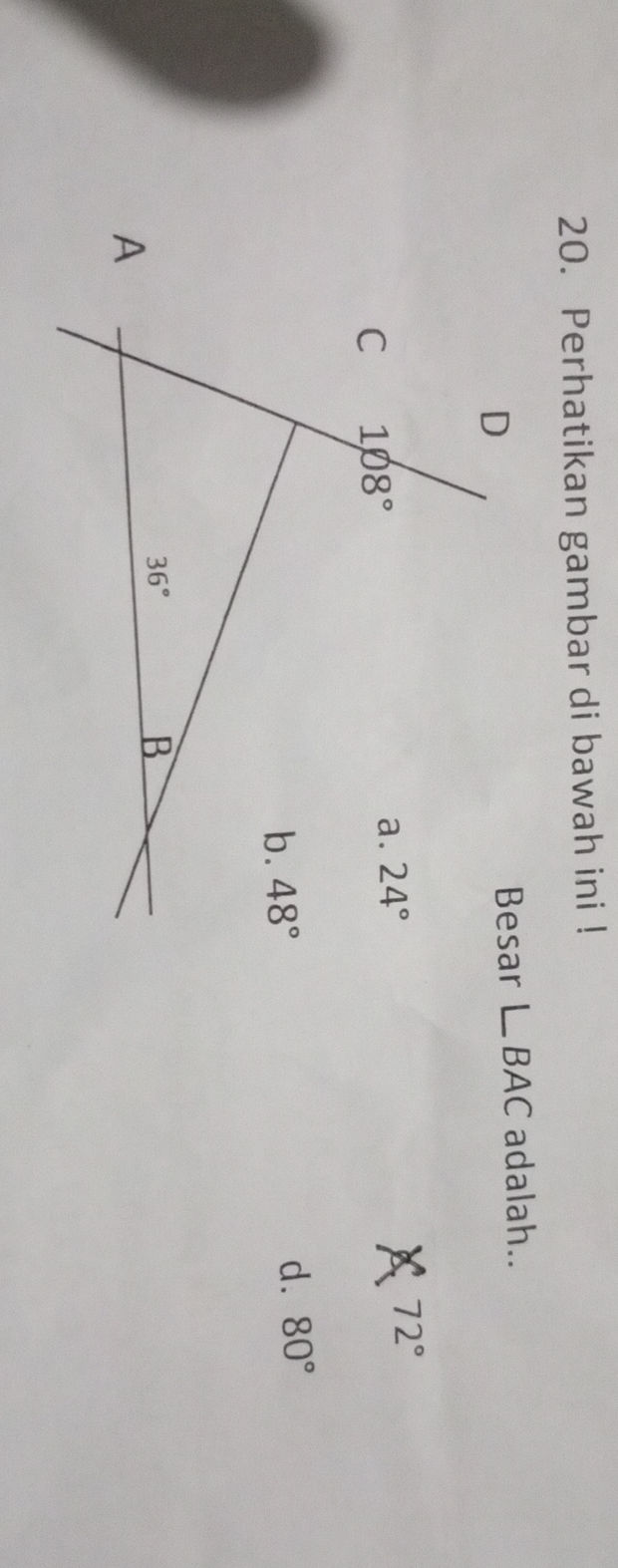 20. Perhatikan gambar di bawah ini! Besar | StudyX