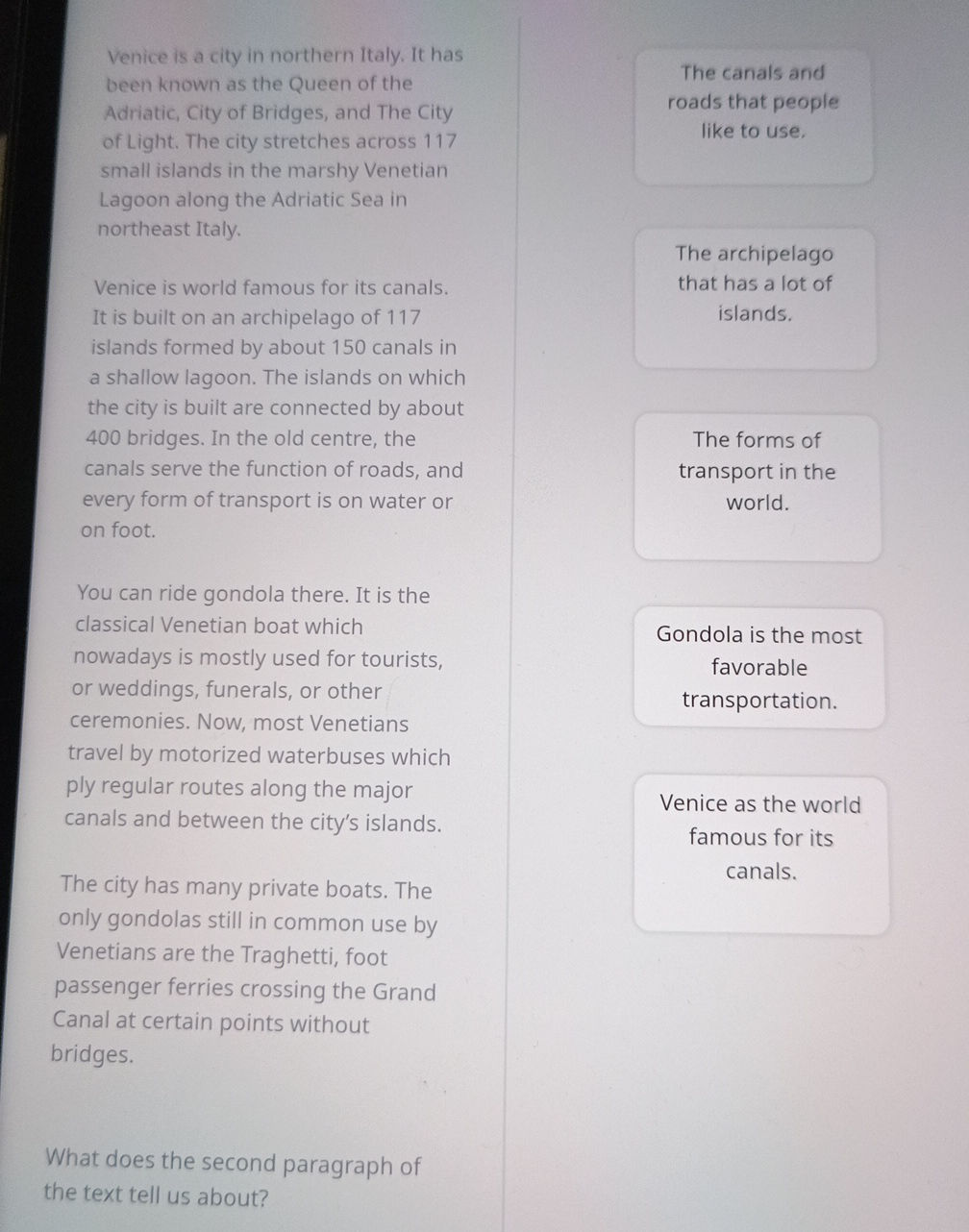 What does the second paragraph of the text | StudyX
