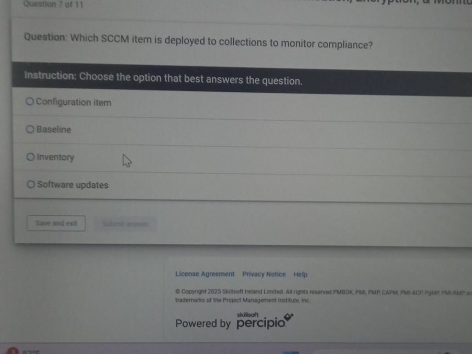 Question: Which SCCM item is deployed to | StudyX