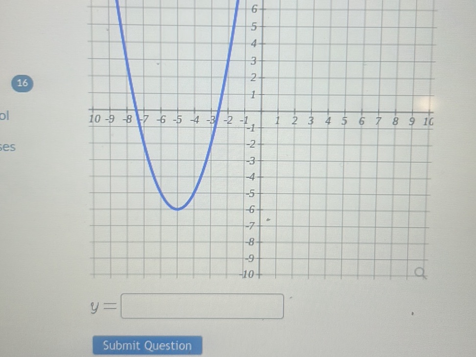 The image shows a parabola on a coordinate | StudyX