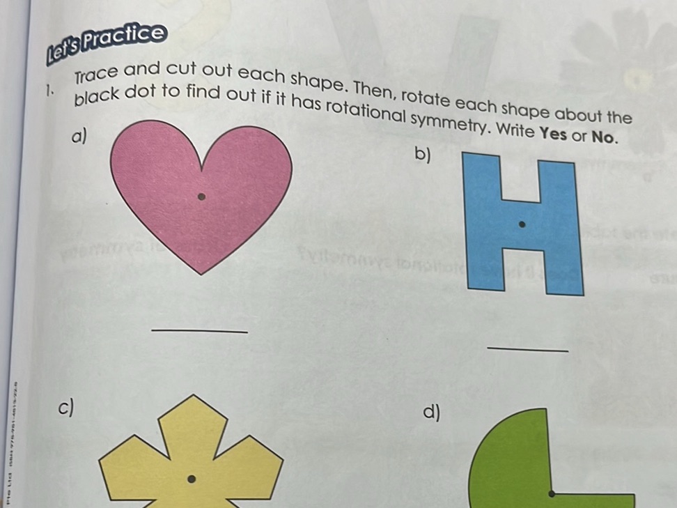 1. Trace and cut out each shape. Then, | StudyX