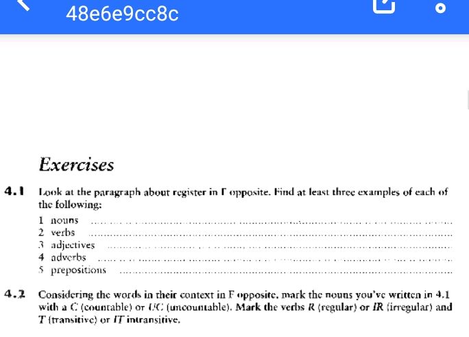 4.1 Look at the paragraph about register in | StudyX
