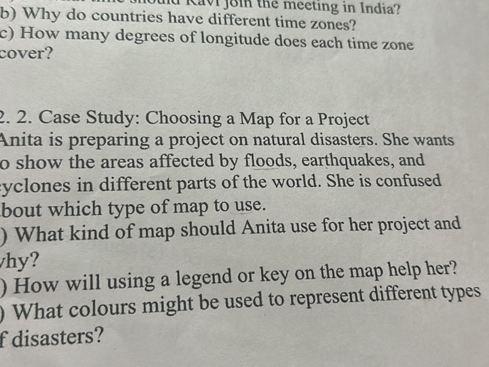 2. 2. Case Study: Choosing a Map for a | StudyX