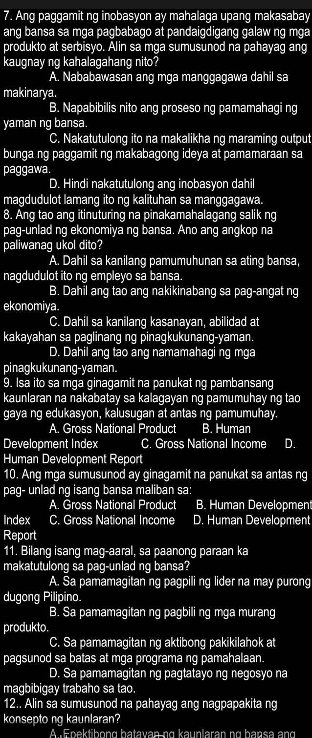 7. Ang paggamit ng inobasyon ay mahalaga | StudyX