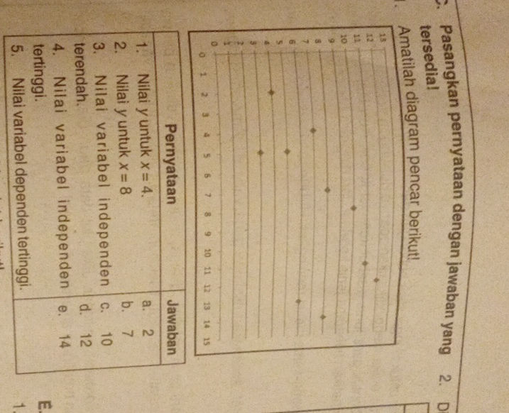 C. Pasangkan pernyataan dengan jawaban yang | StudyX