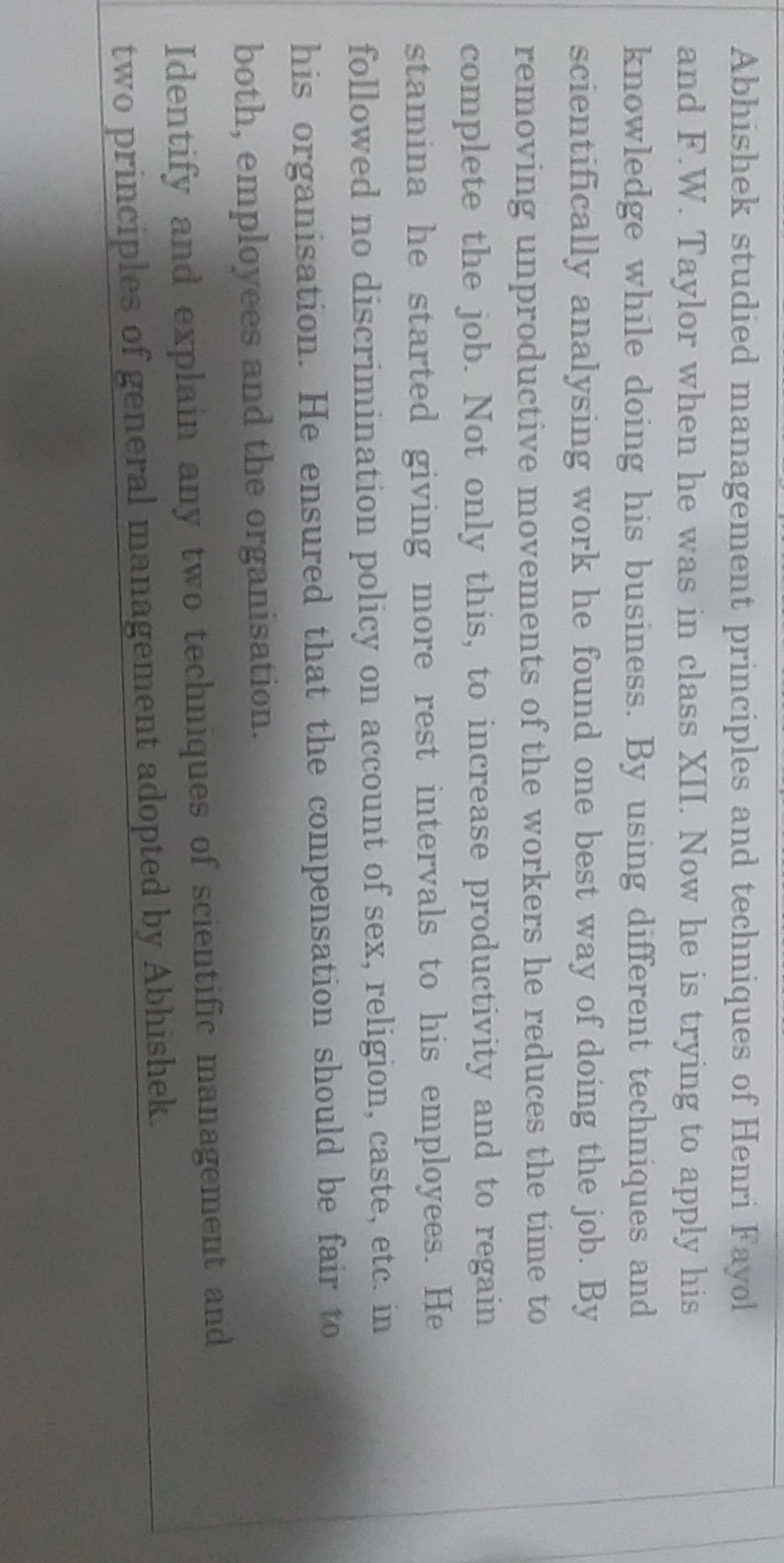 Identify and explain any two techniques of | StudyX