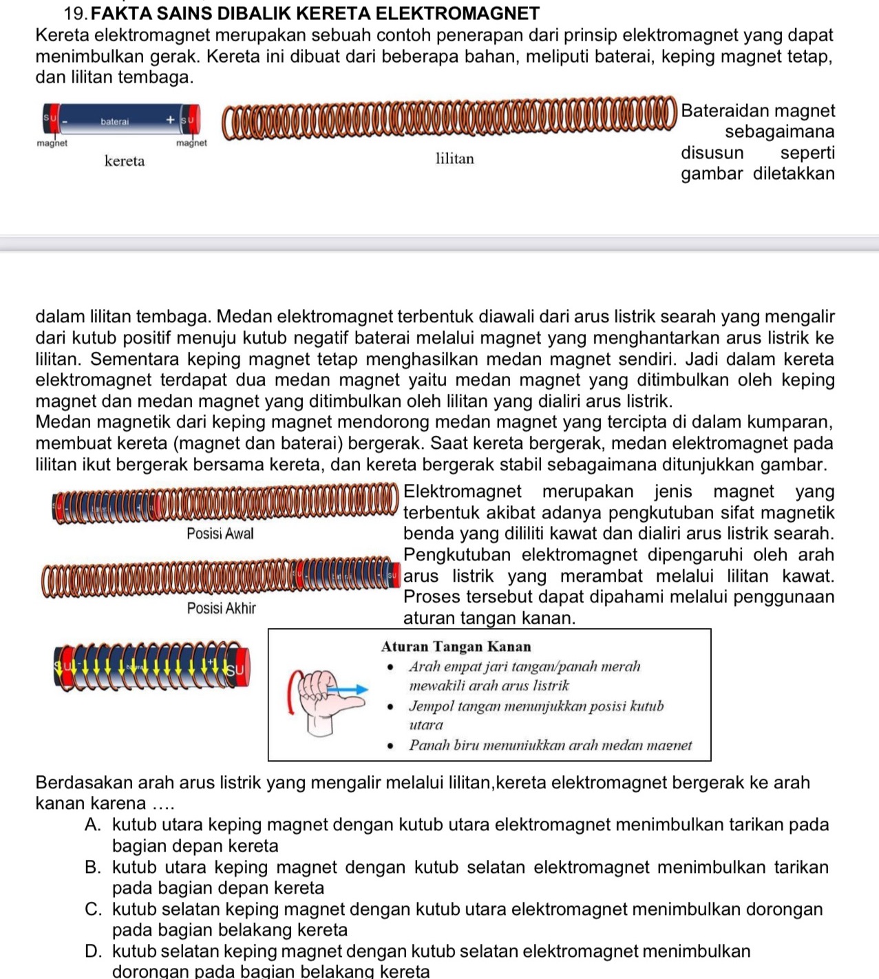 19. FAKTA SAINS DIBALIK KERETA ELEKTROMAGNET | StudyX