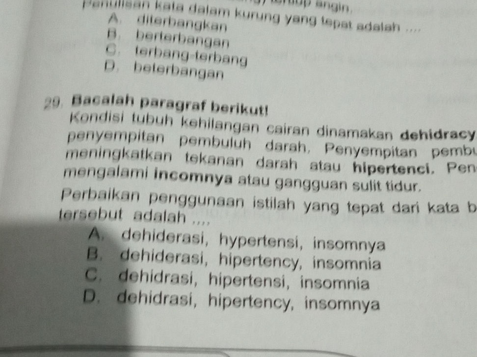 Penulisan kata dalam kurung yang tepat | StudyX