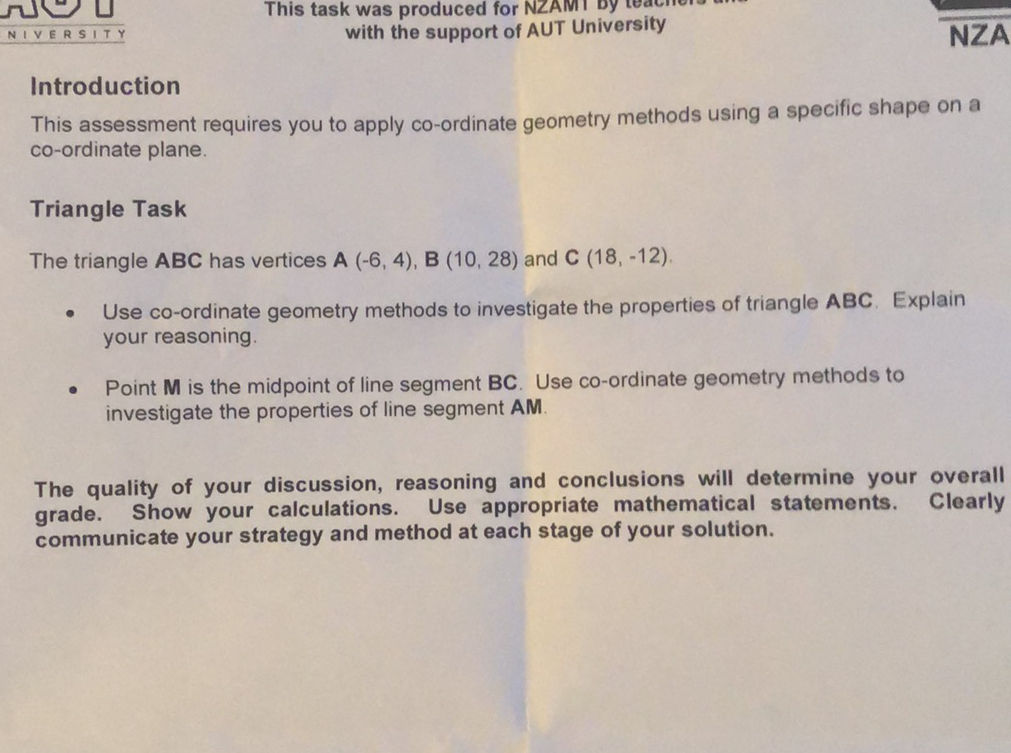 The triangle ABC has vertices A (-6, 4), B | StudyX