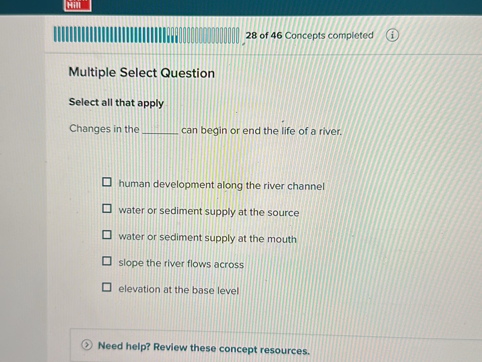 Multiple Select Question Select all that | StudyX