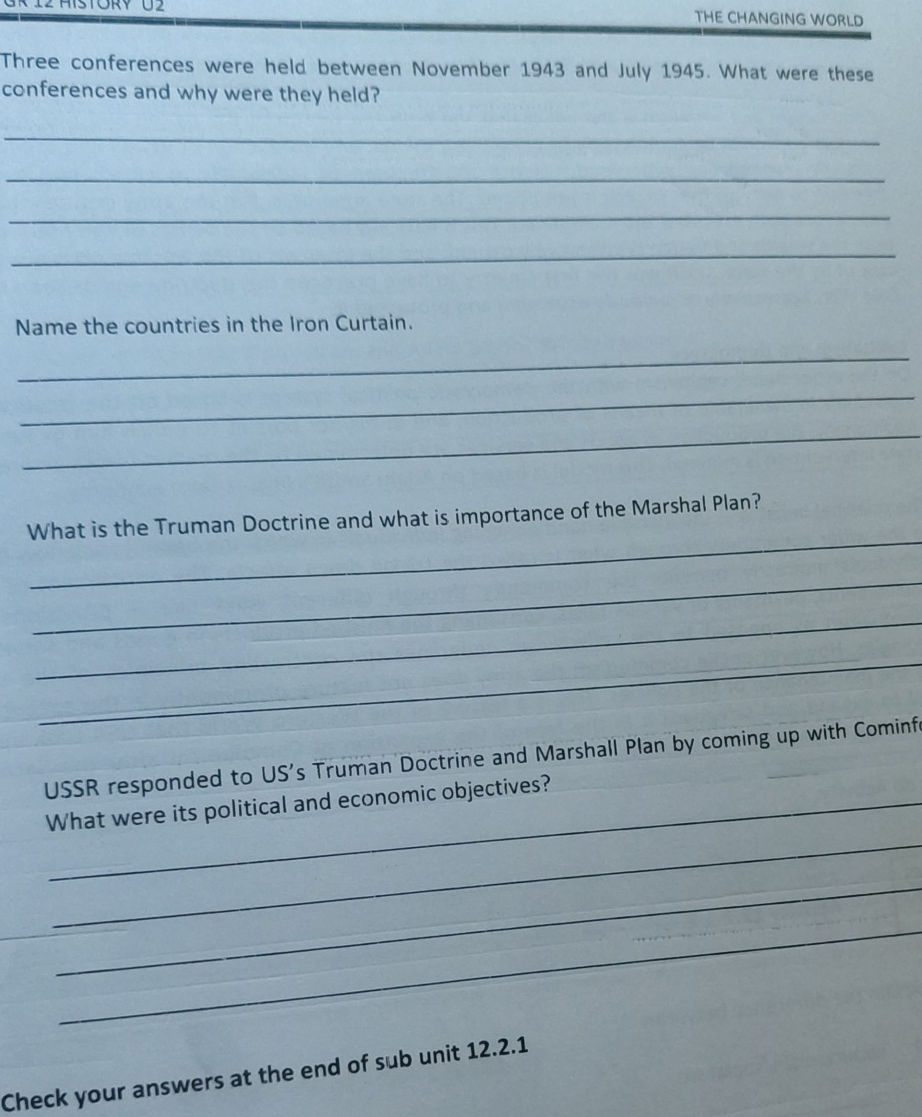 Three conferences were held between November | StudyX