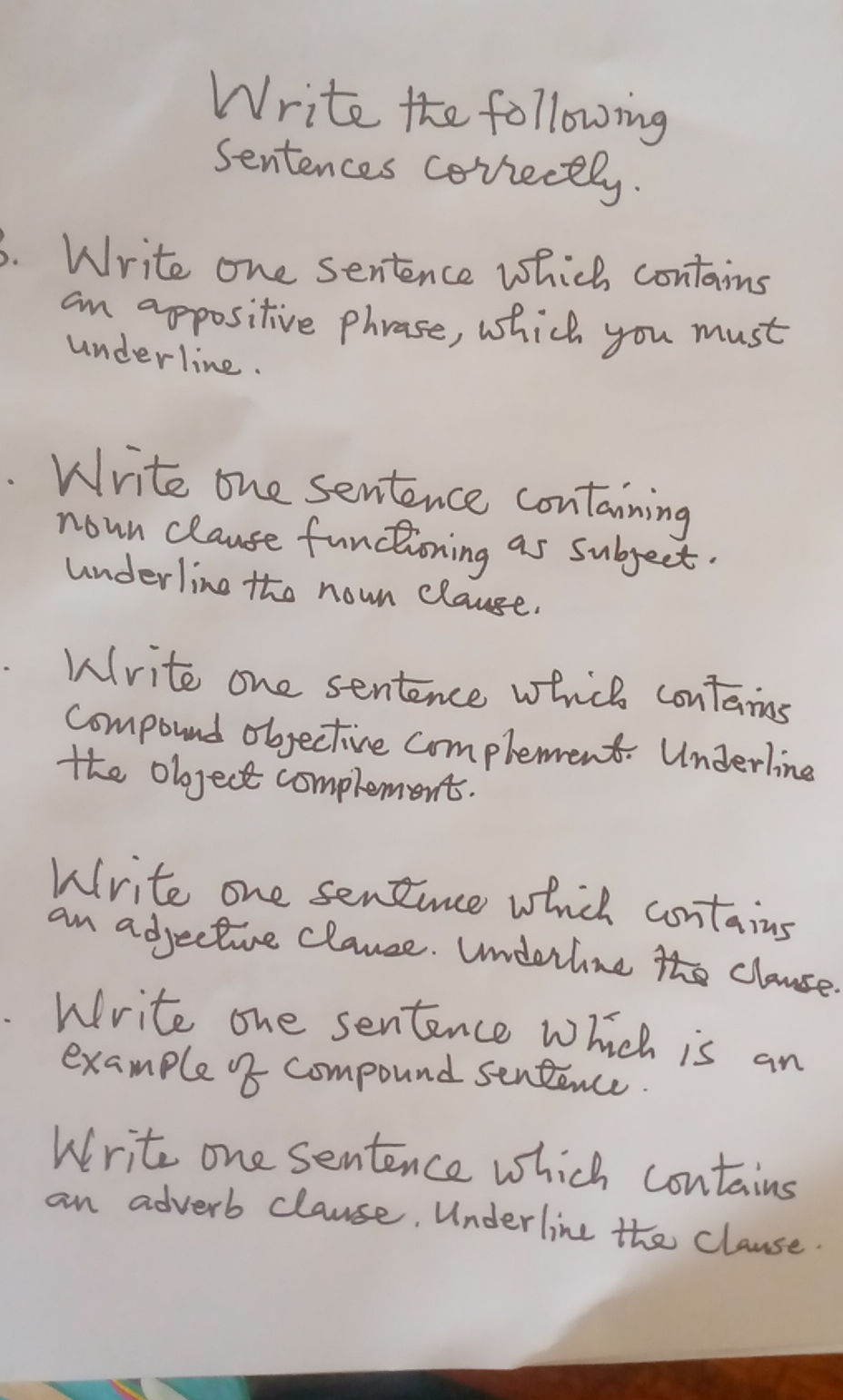 Write the following sentences correctly. | StudyX