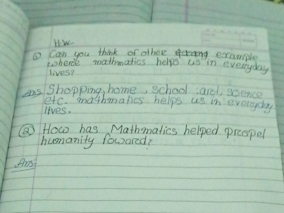 1. Can you think of other example where | StudyX