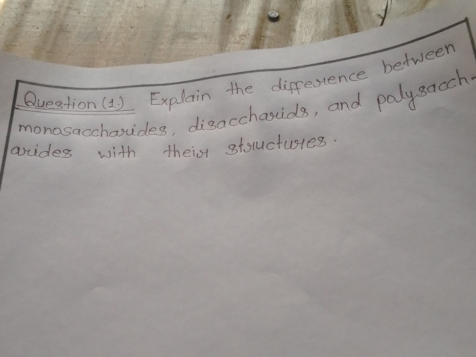 Question (1) Explain the difference between | StudyX