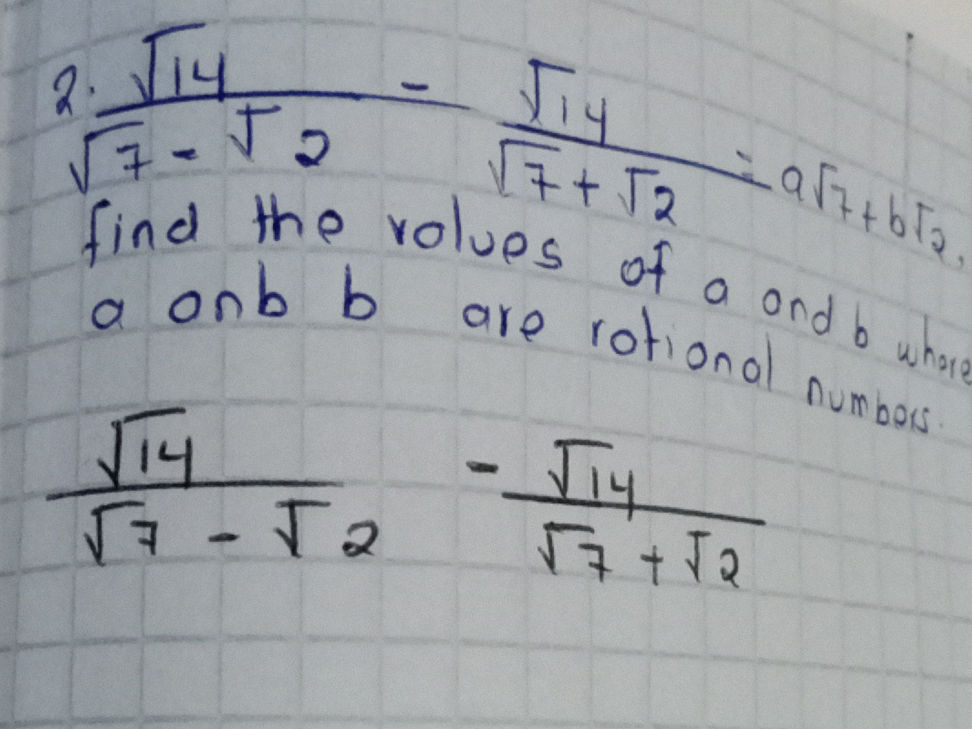 2. $ { {14}}{ {7} - {2}} - { {14}}{ {7} + | StudyX