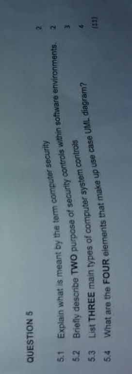 5.1 Explain what is meant by the term | StudyX