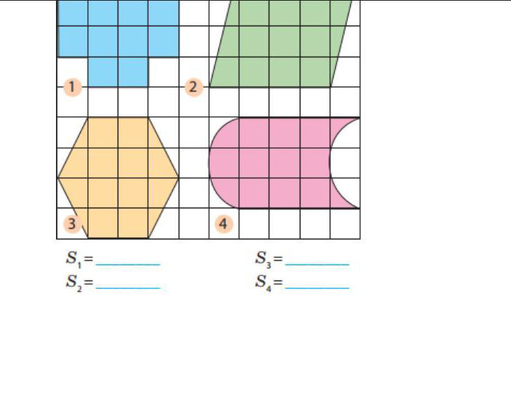 Calculate the area of each shape. $S_1 = $ | StudyX