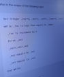 What is the output of the following code?