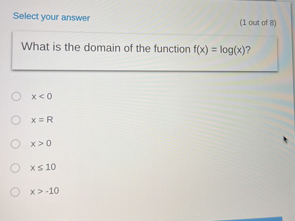 What is the domain of the function $f(x) = | StudyX