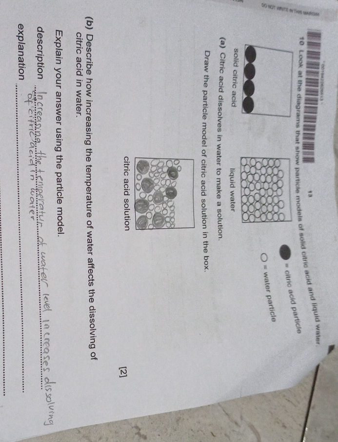 10 Look at the diagrams that show particle | StudyX