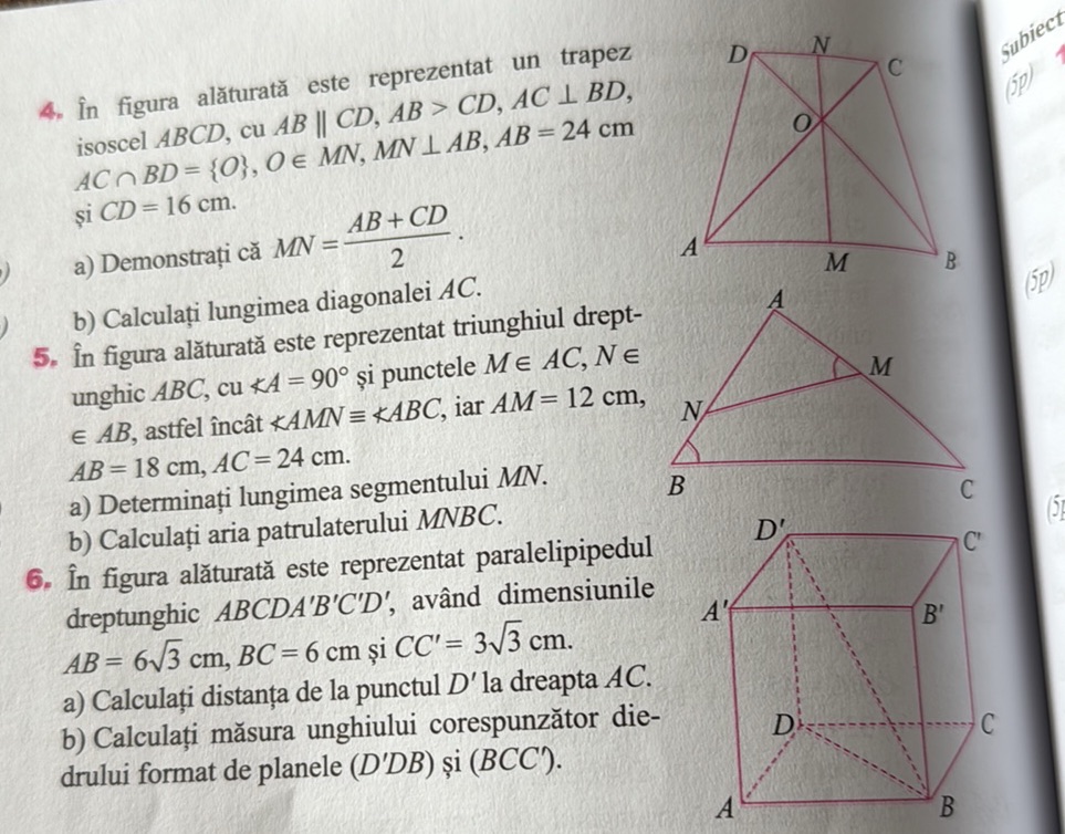 4. În figura alăturată este reprezentat un | StudyX