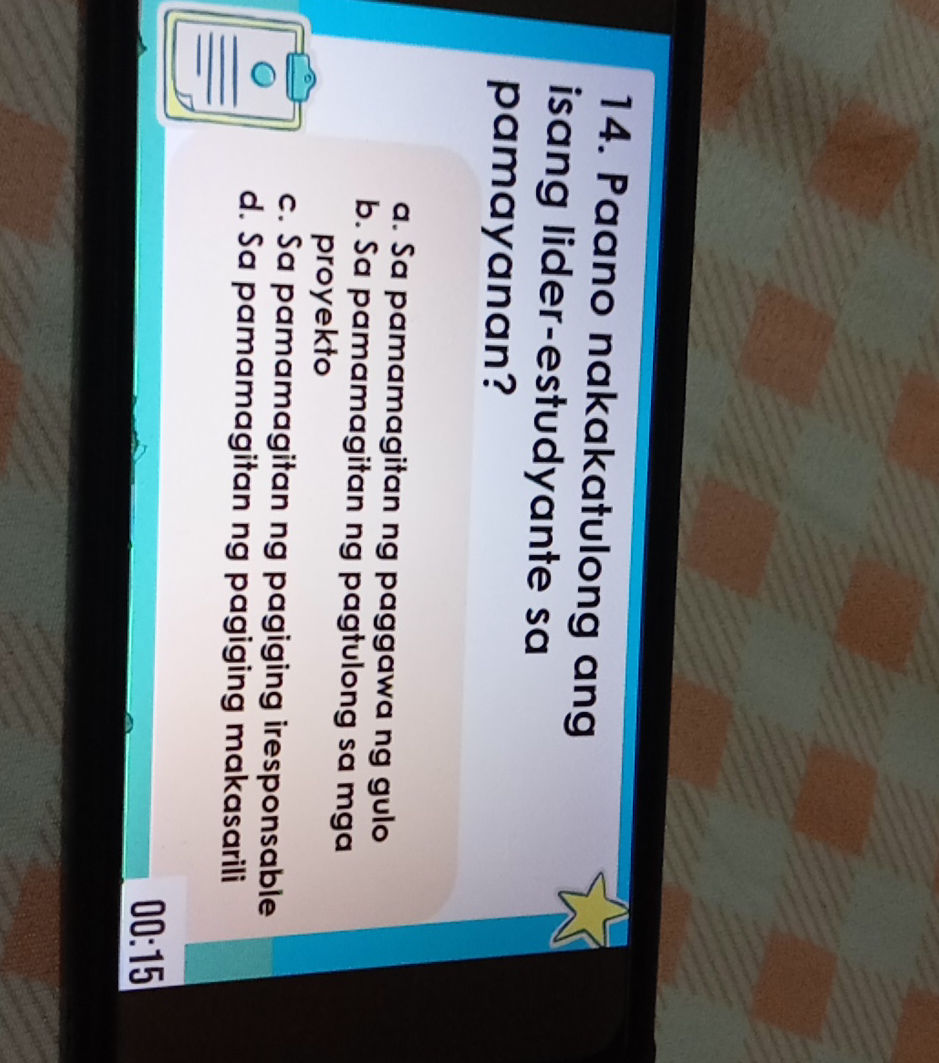 14. Paano nakakatulong ang isang | StudyX