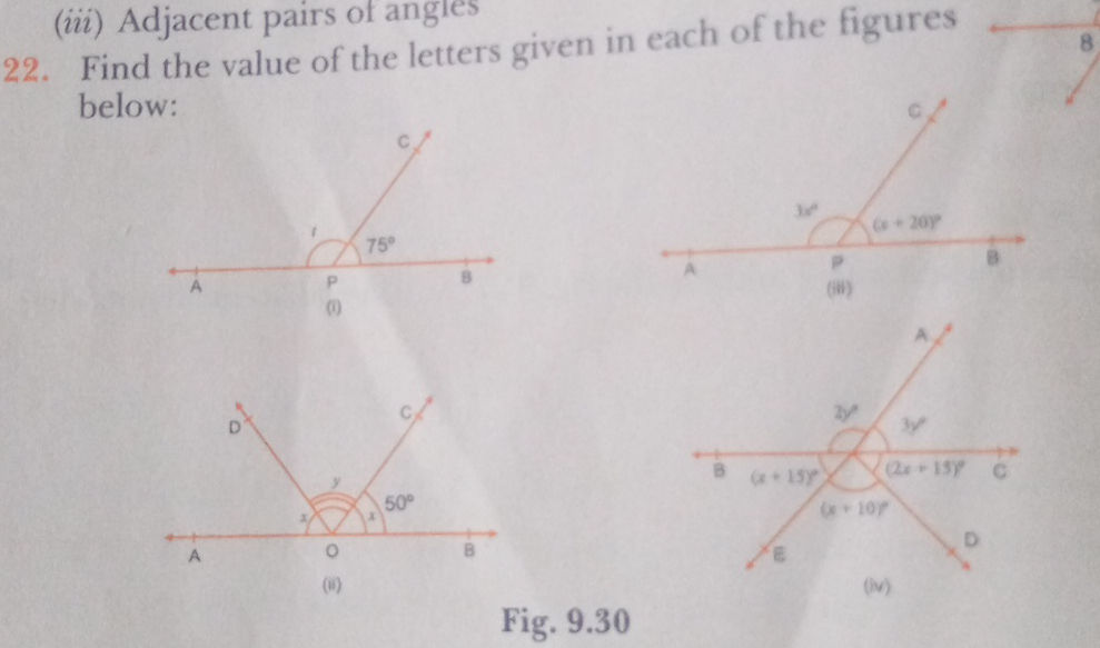 Find the value of the letters given in each | StudyX