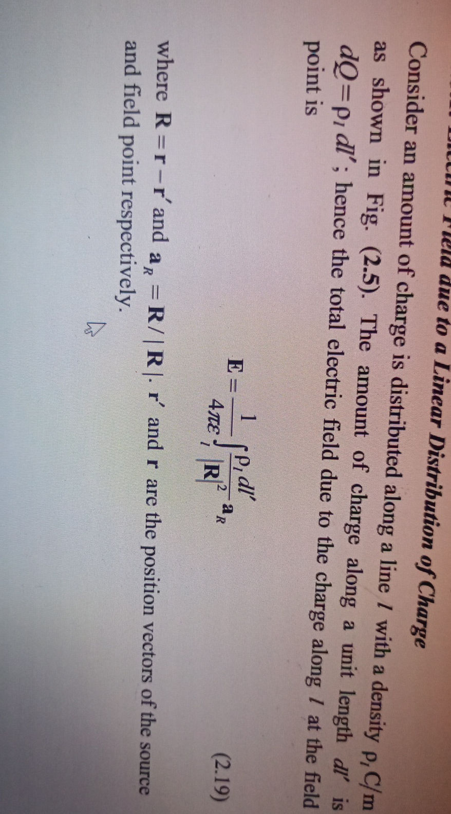 Consider an amount of charge is distributed | StudyX