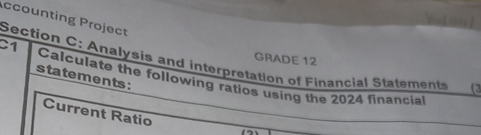 Section C: Analysis and interpretation of | StudyX