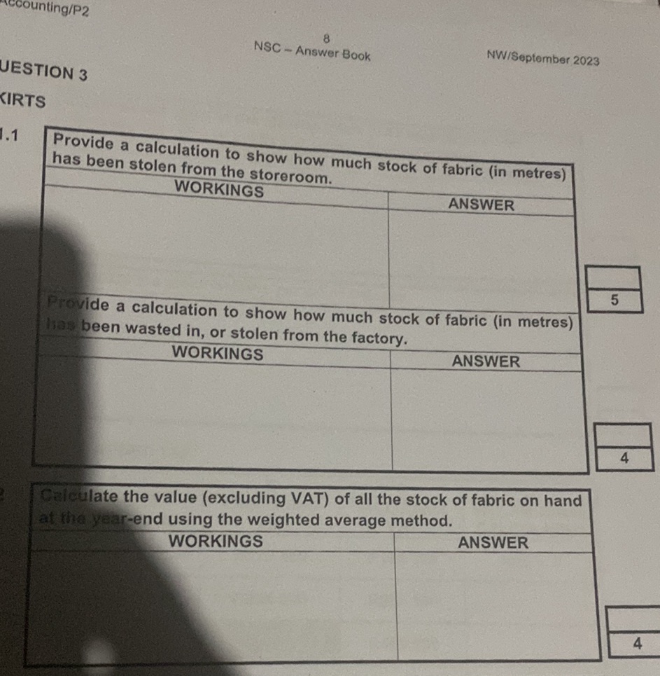 1.1 Provide a calculation to show how much | StudyX