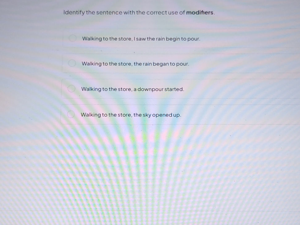 Identify the sentence with the correct use | StudyX