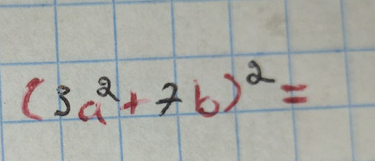 Expanding the binomial expression (3a^2 + | StudyX