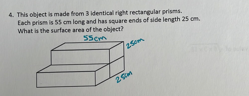 4. This object is made from 3 identical | StudyX