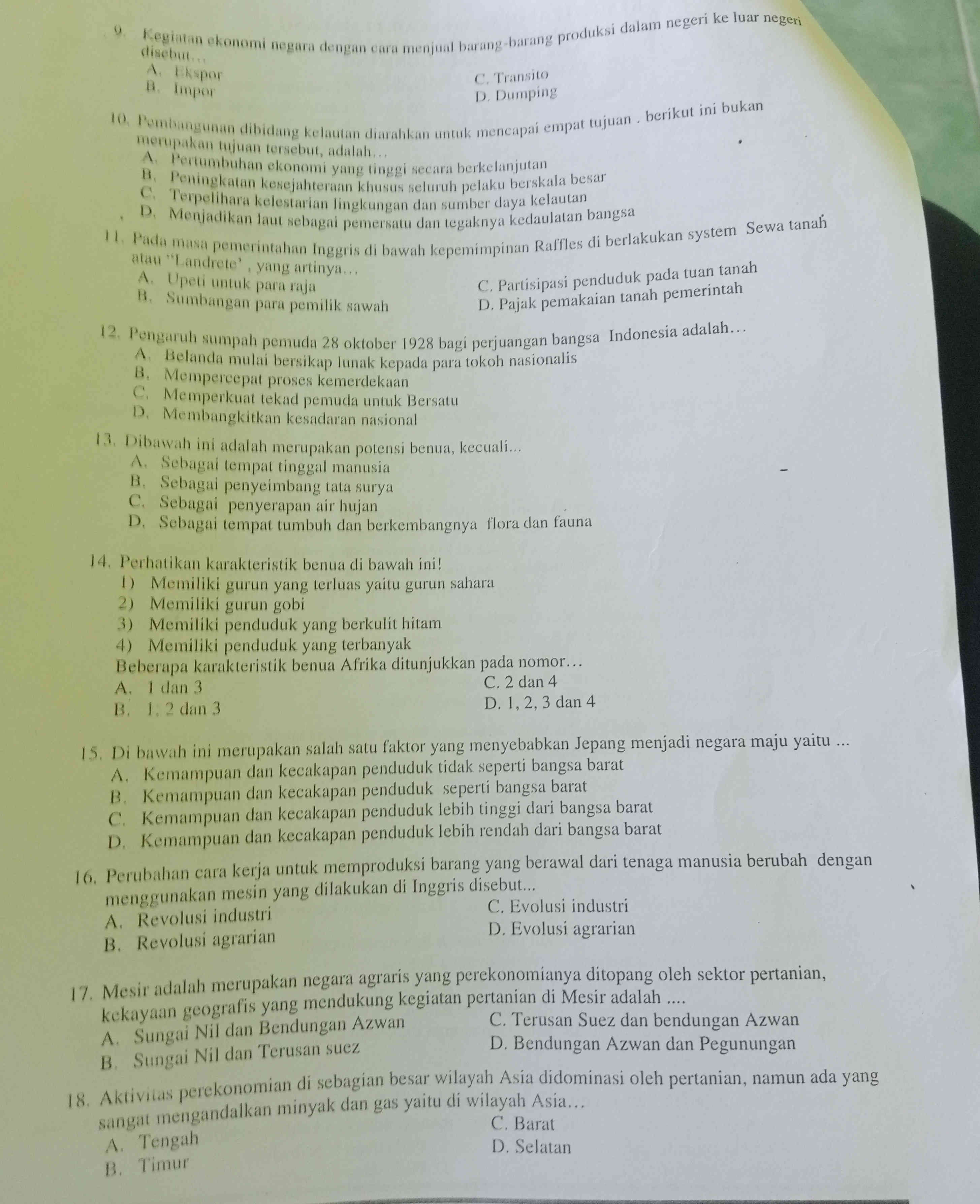 9. Kegiatan ekonomi negara dengan cara | StudyX