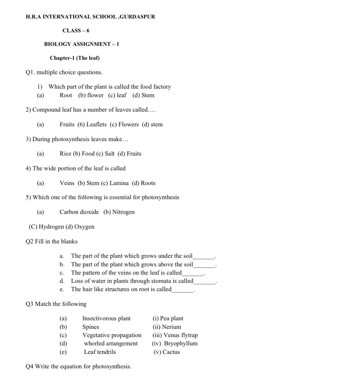 Q1. multiple choice questions. 1) Which | StudyX