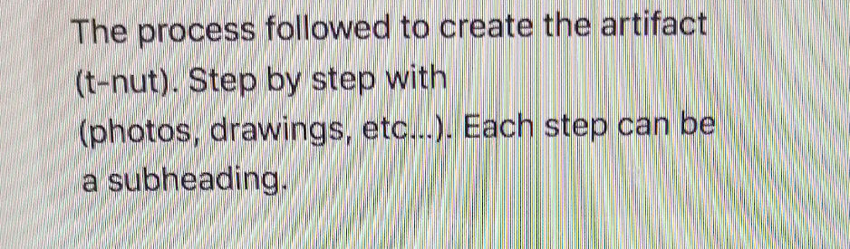 The process followed to create the artifact | StudyX