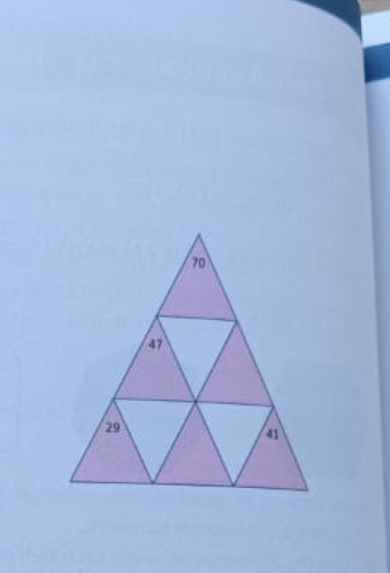 The image shows a triangle composed of | StudyX