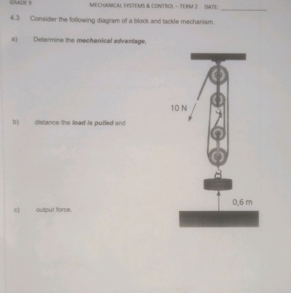 4.3 Consider the following diagram of a | StudyX