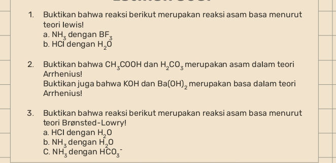 1. Buktikan bahwa reaksi berikut merupakan | StudyX