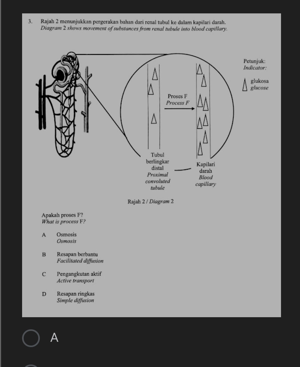 3. Rajah 2 menunjukkan pergerakan bahan dari | StudyX