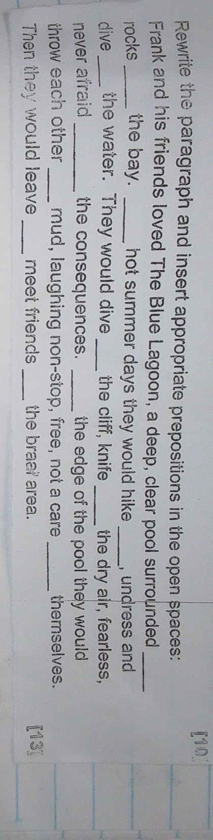 Rewrite the paragraph and insert appropriate | StudyX