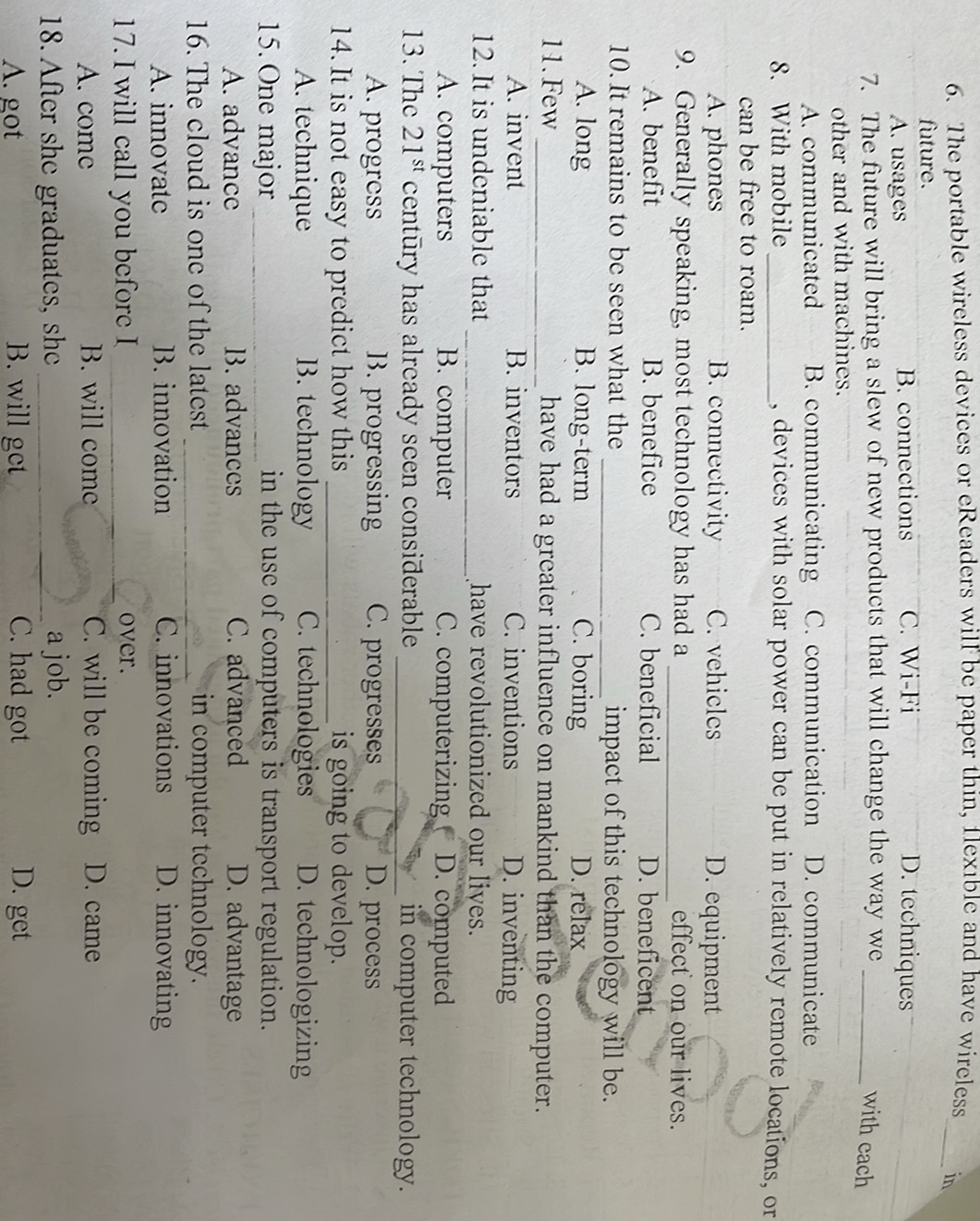 6. The portable wireless devices or eReaders | StudyX