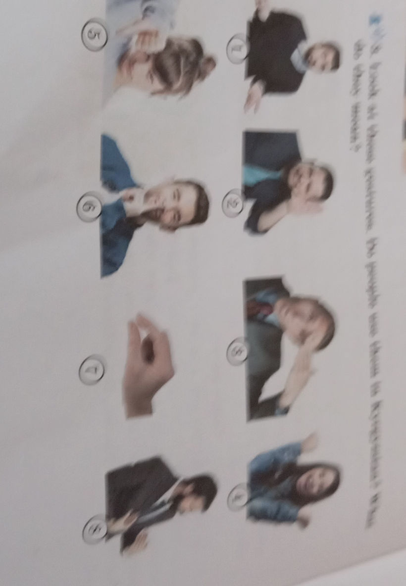 Look at these pictures. The people were | StudyX